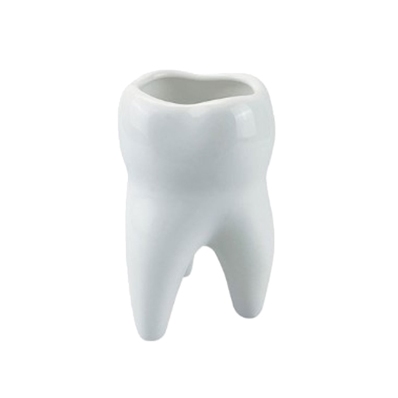 Dental Tooth Shape Pen Pencil Pot Holder Dentistry Storage Container ...