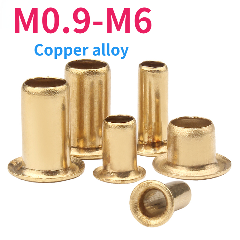 Brass M0.9- M6 Hollow Rivet Copper Chicken Eye Circuit Board Nail ...