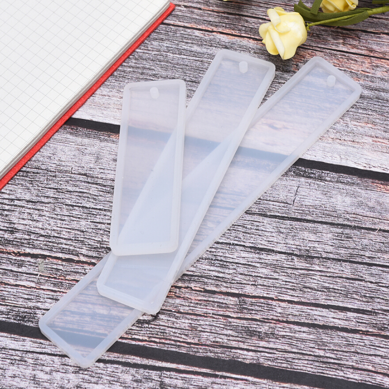 3Pcs Rectangle Bookmark UV Silicone Mould Epoxy Resin Mold DIY Crafts ...
