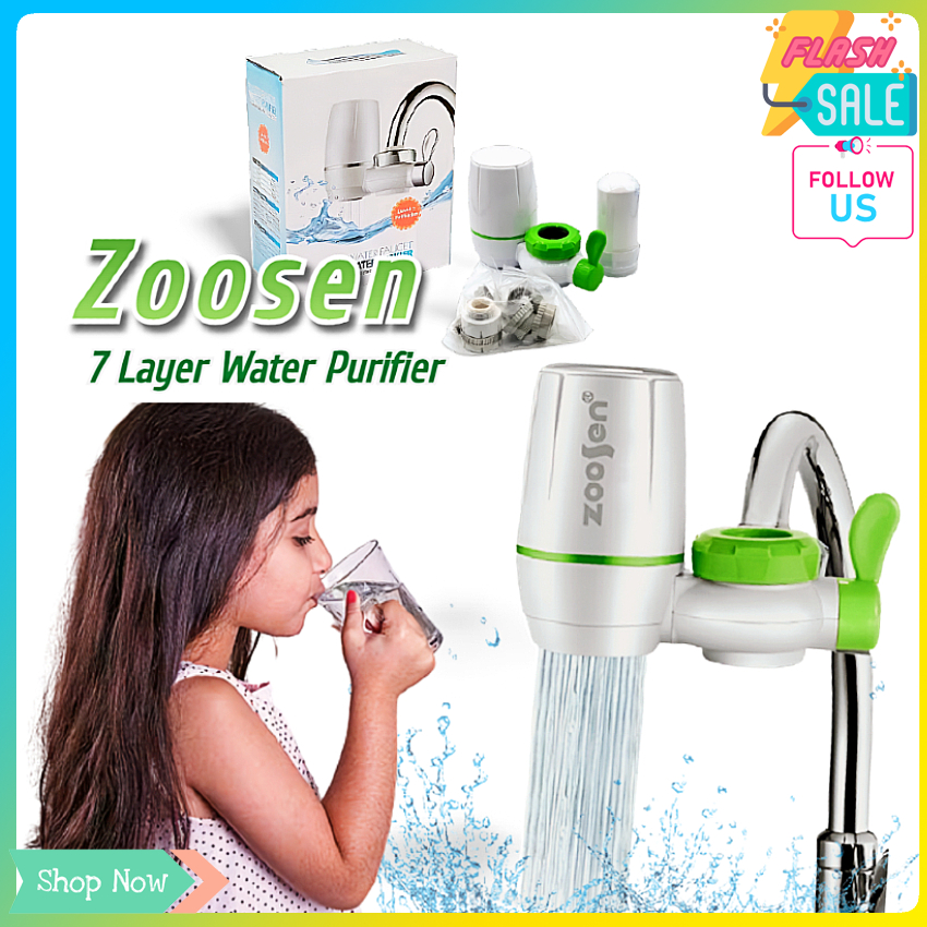 PHB- Authentic Zoosen 7 Layer Water Purifier Complete Set Zoosen Faucet ...