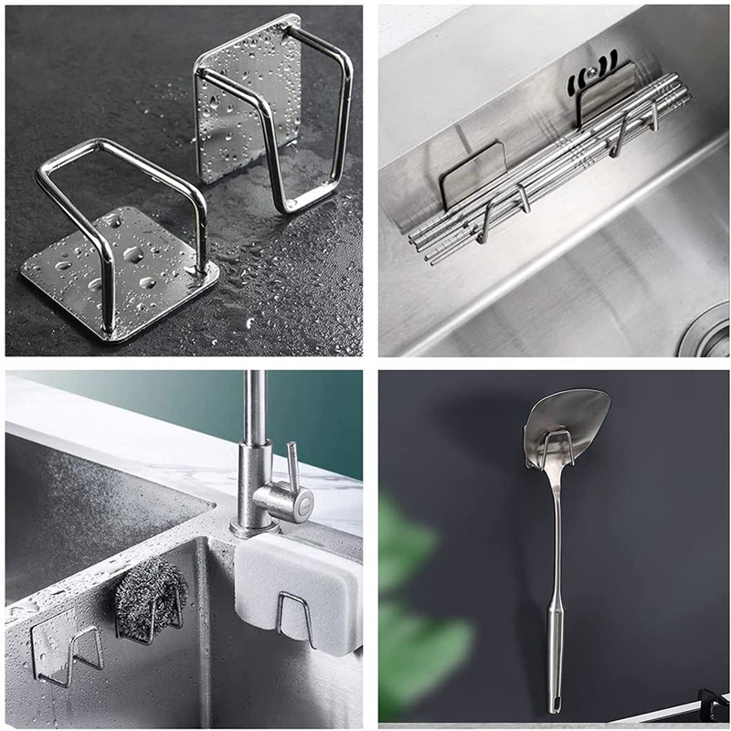 Non-Perforated Sponge Racks Stainless Steel Sponge Drain Racks Steel ...