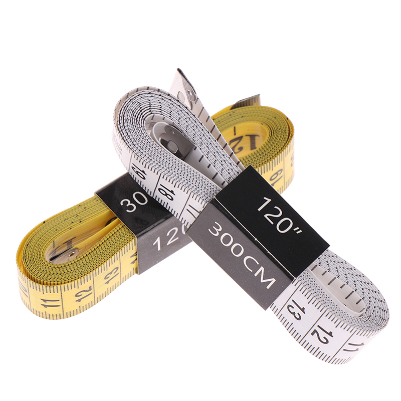 【JewelOra mall】Durable Soft 1.5/3 150/300 Cm Sewing Tailor Tape Body Measuring Measure Ruler ...