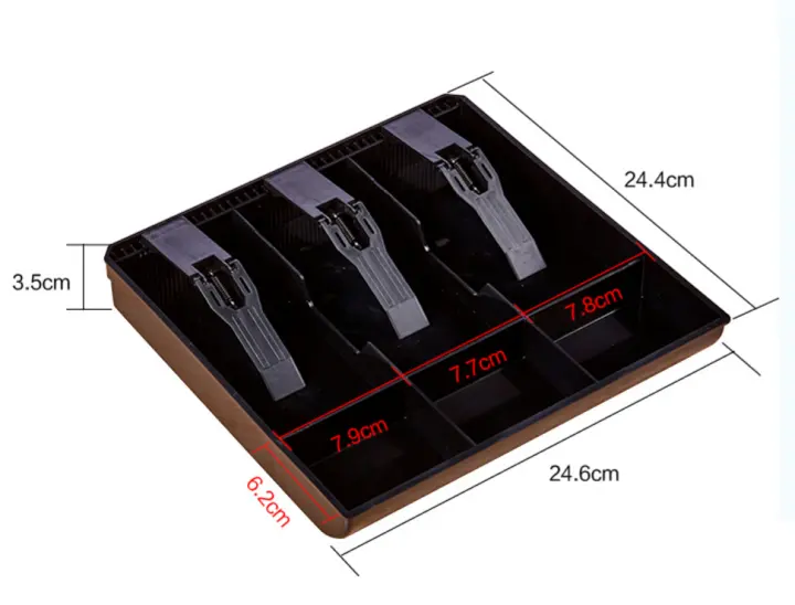Postage three cashier box drawer cashier tray cash sorting box coin box ...
