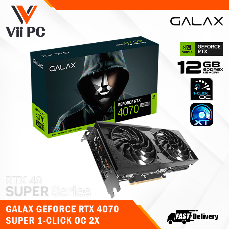 GALAX GeForce RTX™ 4070 SUPER/RTX4070 SUPER/RTX 4070 SUPER 1-Click OC ...