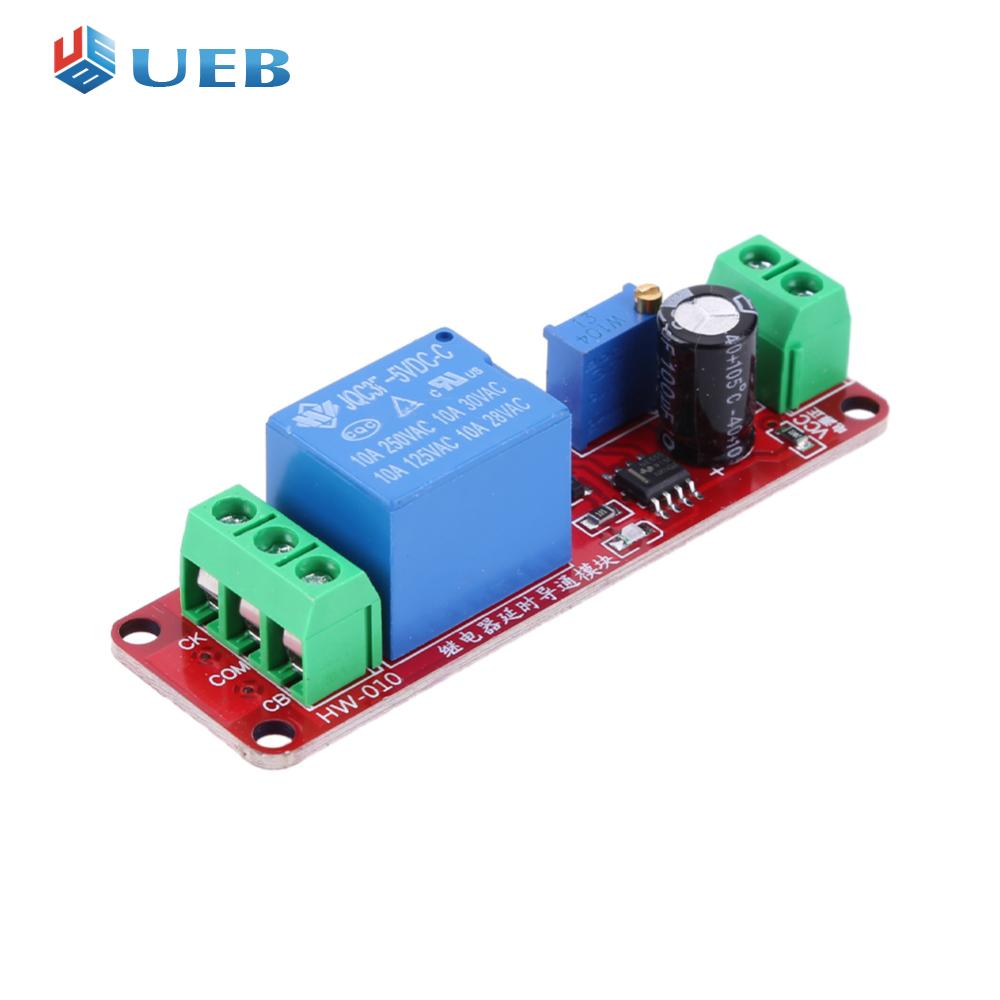 NE555 Timer Control Switch Car Relays 5/12V Delay Timer Switch Adjustable Module Pulse ...
