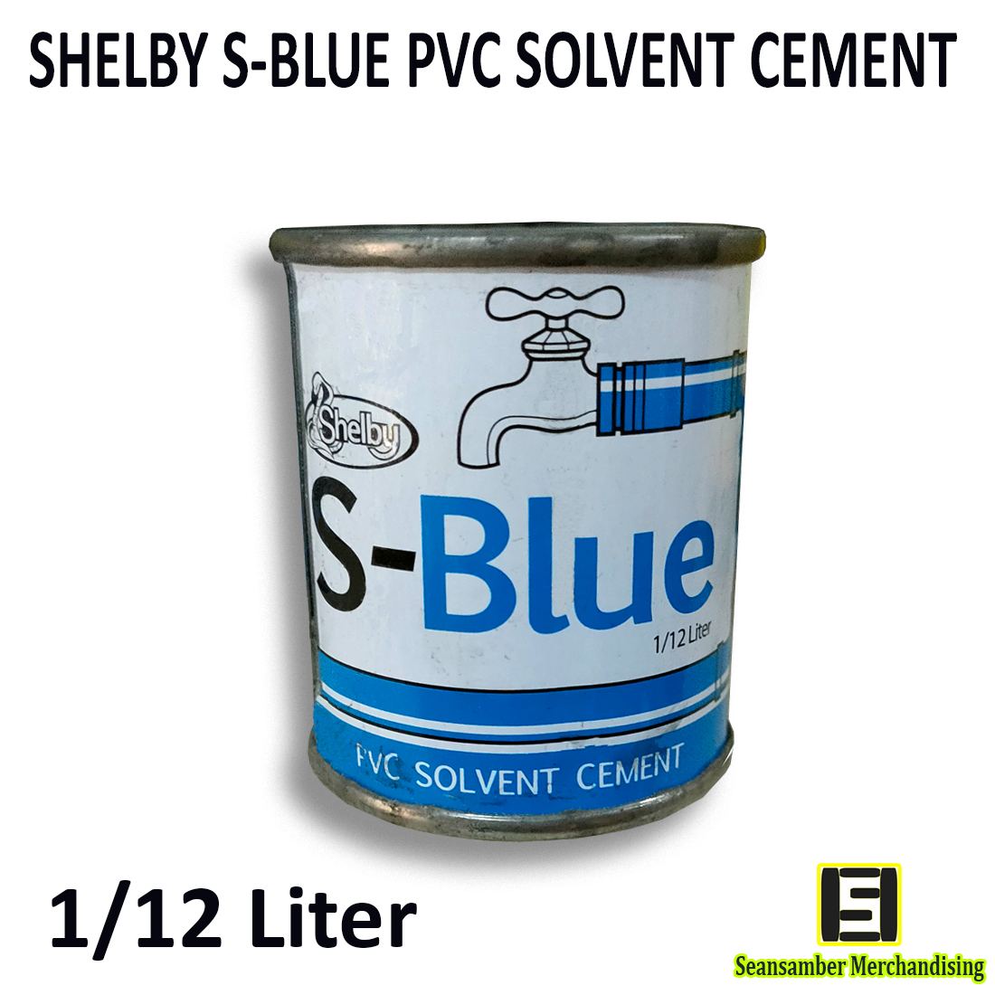 Shelby S-Blue PVC Solvent Cement 1/12 Liter | Lazada PH