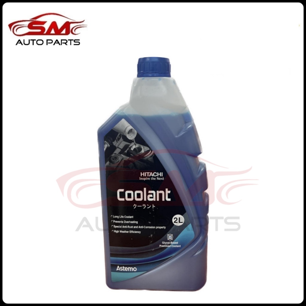 HITACHI Coolant Premium Quality 2 Liters Long Life Antifreeze Coolant ...