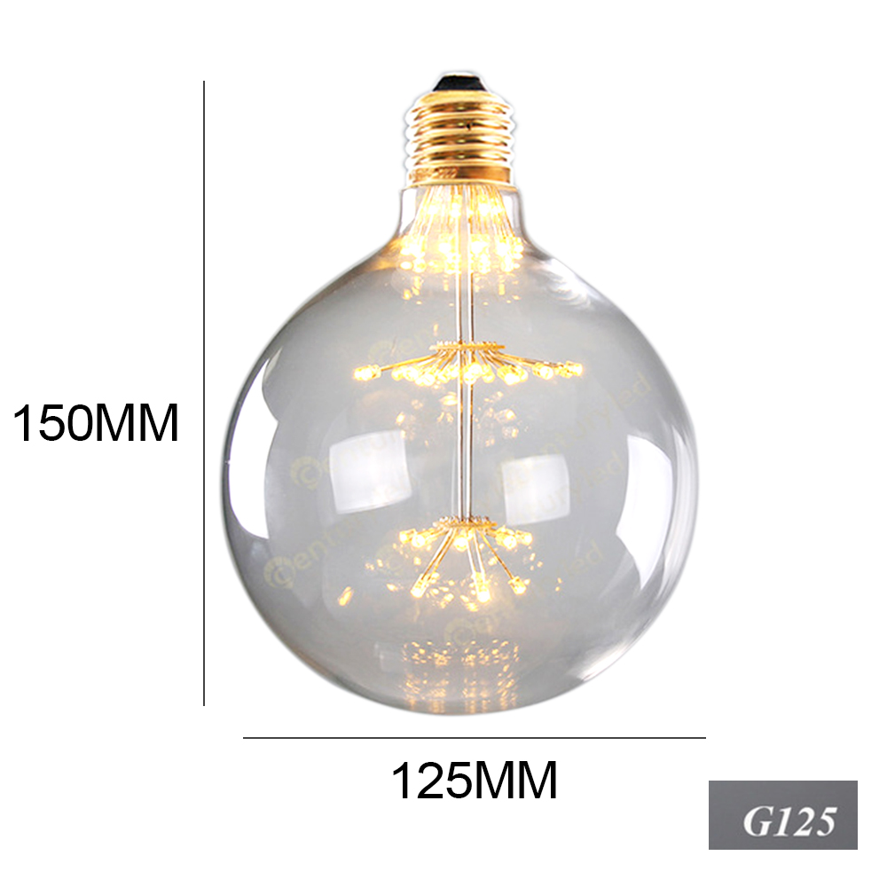 【TopazTrove】110V 220V LED Bulb E27 E26 Retro Vintage Gypsophila Bulb ...