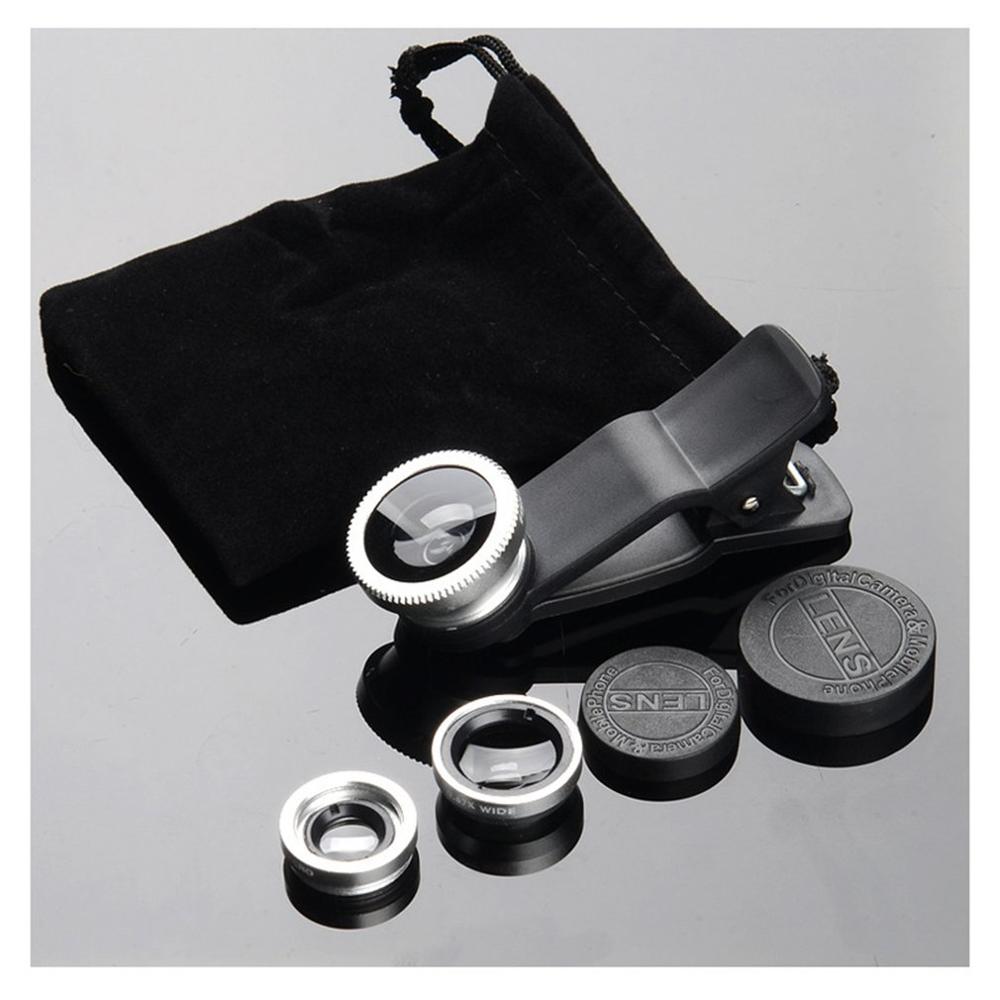 【ZenithTech】Mobile Phone Camera Lens Kit Fish Eye Lens 2 in1 Macro Lens ...