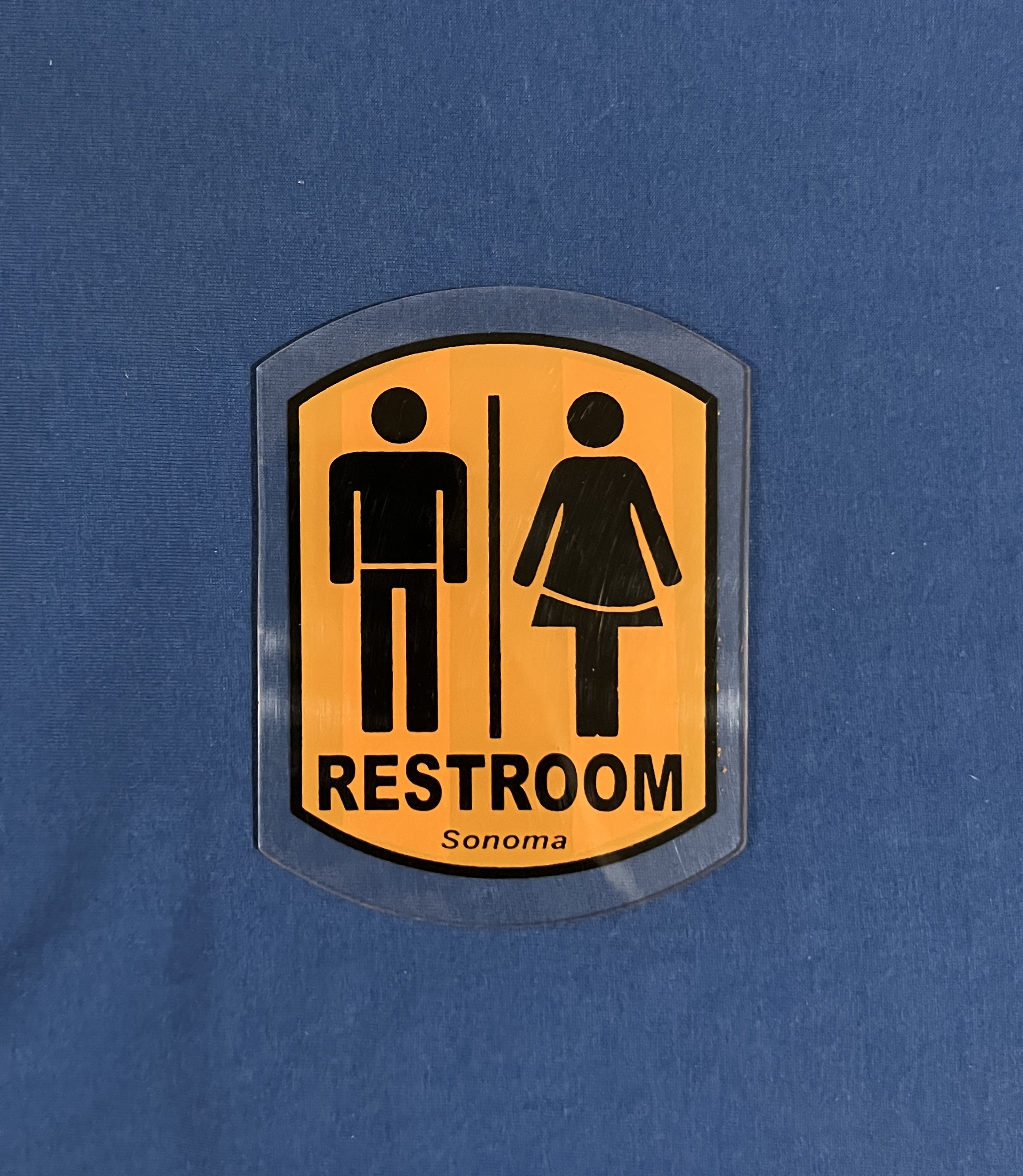 A-Mart Acrylic Signage 3.25 x 4.25 inches Restroom Sign | Lazada PH