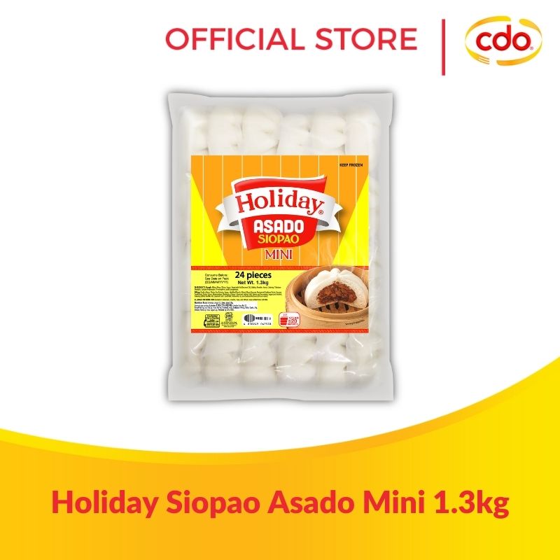 HOLIDAY Siopao Asado Mini 1.3kg (24PCS/PACK) | Lazada PH