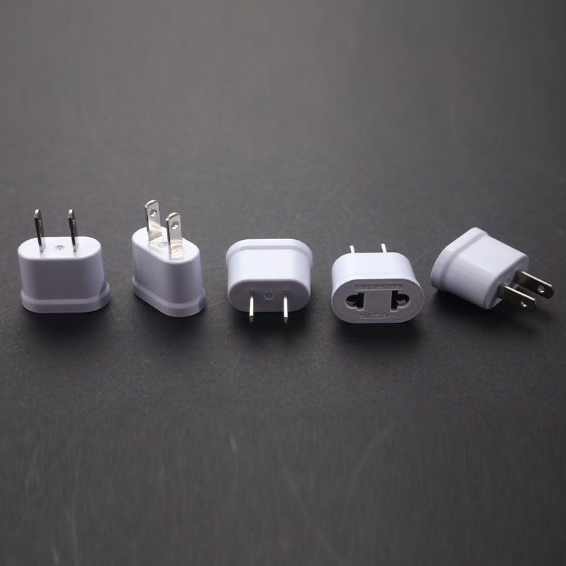 US Plug to EU Plug Round And Flat Dual-Purpose Conversion Plug ...