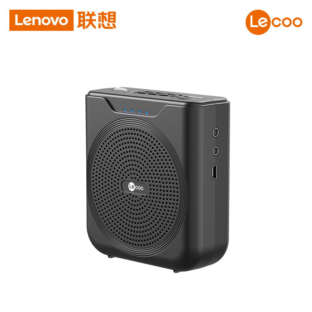 LECOO เครื่องขยายเสียงบลูทูธ MCS20แบบพกพา,ไมโครโฟนคู่สำหรับสอน ...