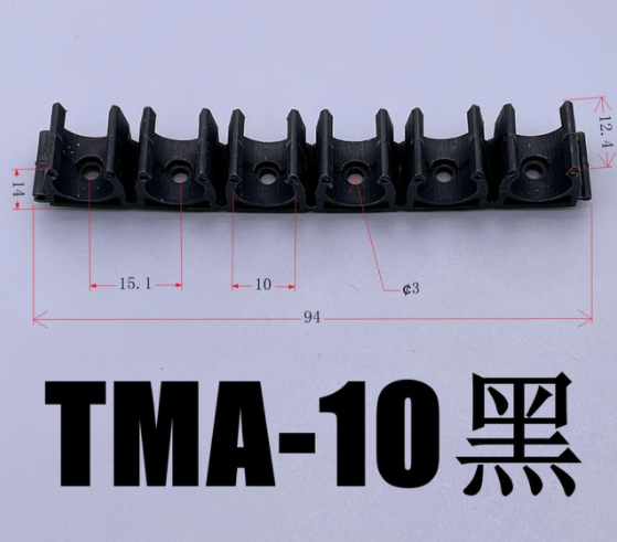 Tracheal clamps Multi-tube socket Cable fixing clamps Groove support Tubing clamp TMA-06 TM-08 ...