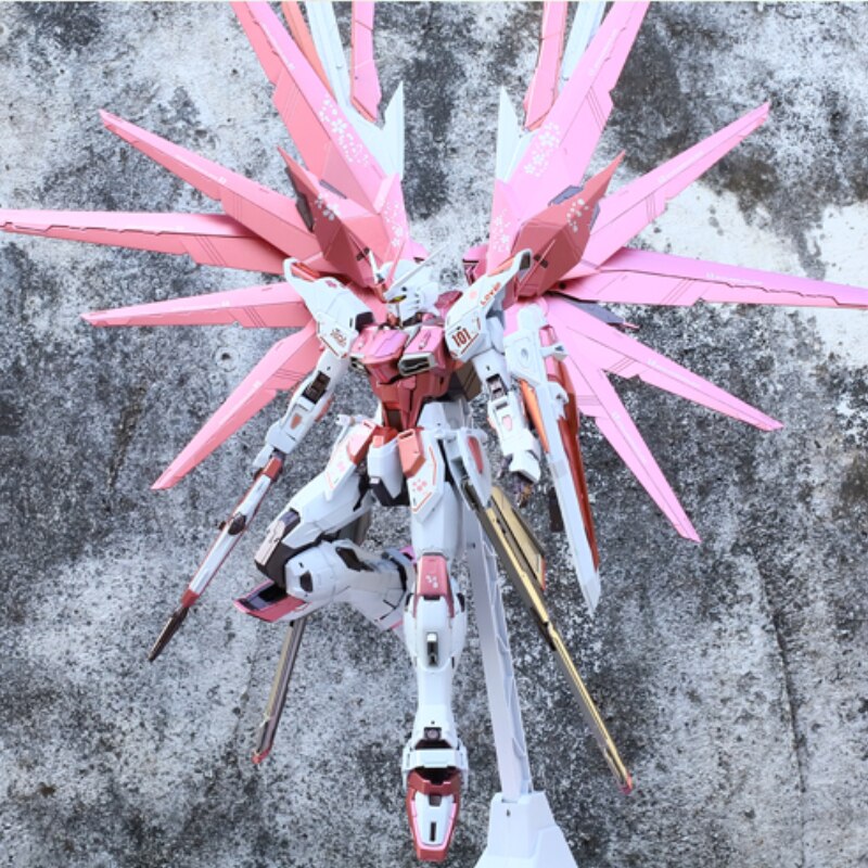 【100% ORIGINAL】In Stock Bandai Gundam Model Kit MG Pink Sakura 2.0 ...