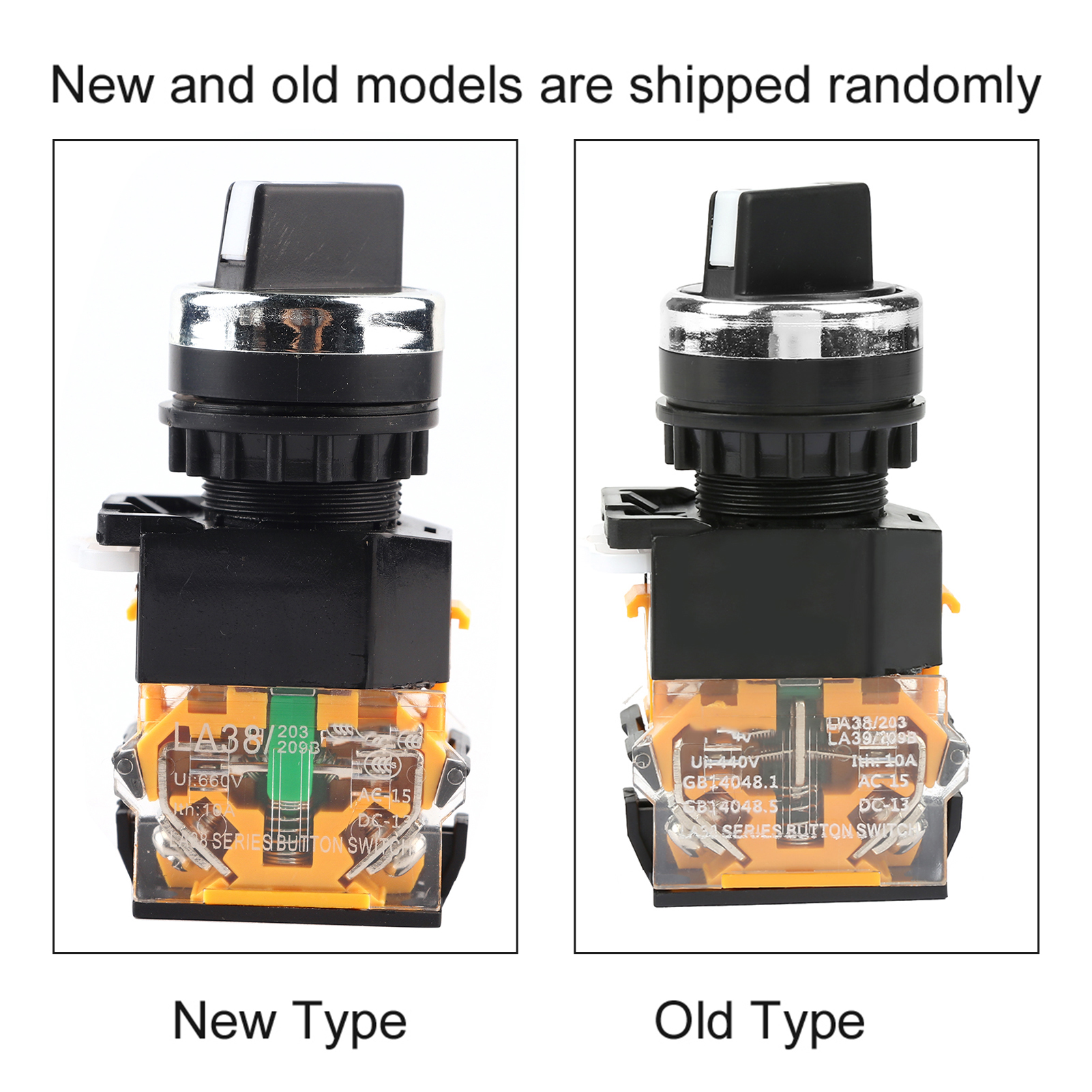 Stable 2 Positions Rotary Switch Corrosion Resistance 22Mm/0.9In Rotary ...