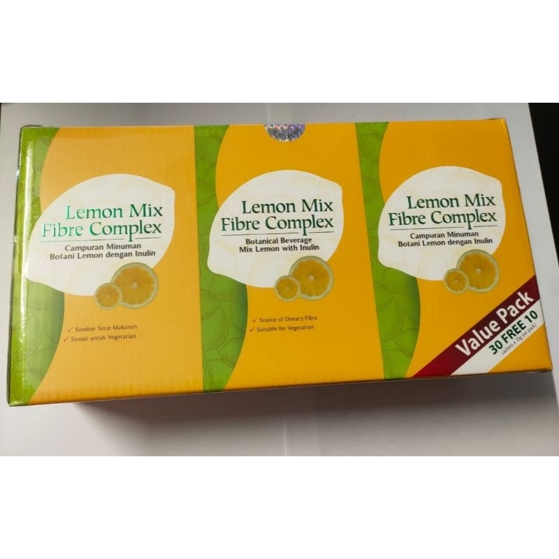(42 sachet) Beauxlim Lemon Mix Fiber Complex 30s +10s x 15g 42s (ex ...