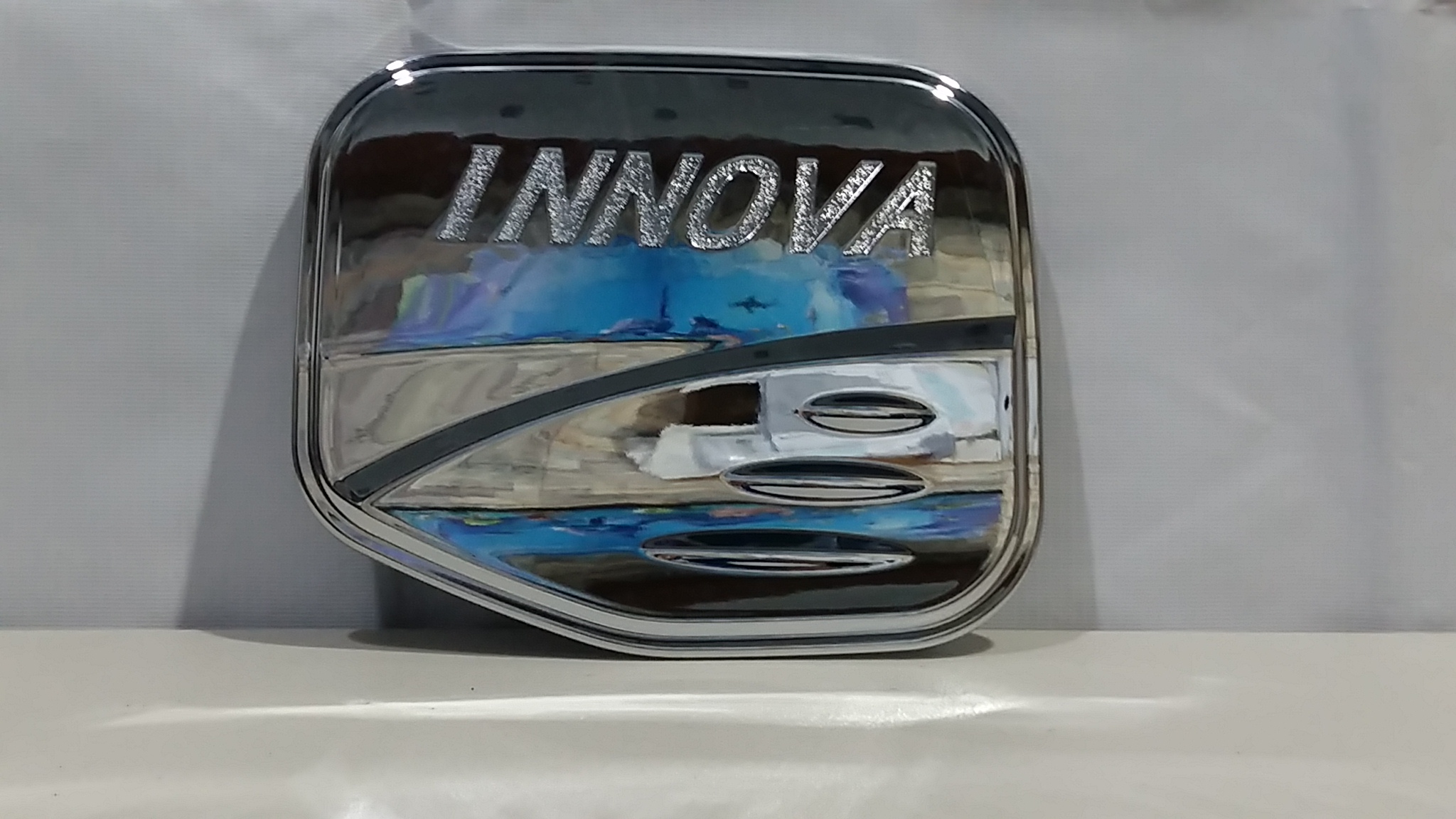 TOYOTA INNOVA GAS TANK COVER FUEL TANK COVER CHROME 2016 - UP MODEL ...