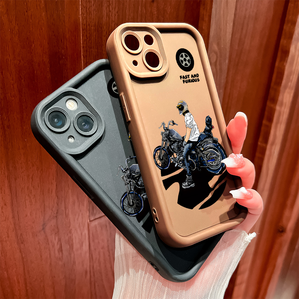 ZeroQiQi for Redmi K30 Ultra Back Cover Cool Motorcycle Soft Rubber ...