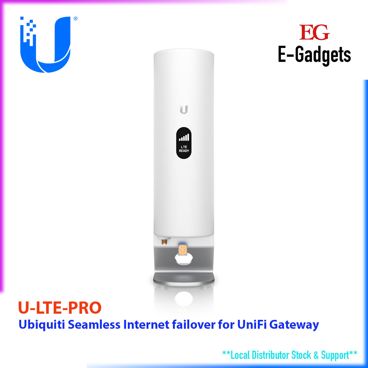 U-LTE-PRO UniFi LTE Pro - UniFi Networks Redundant WAN over LTE, Pro version - 1 Year Local ...
