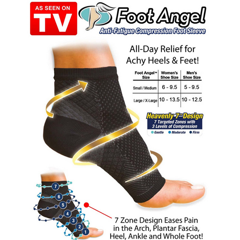 compression socks Professional summer ankle brace foot angel men's ...
