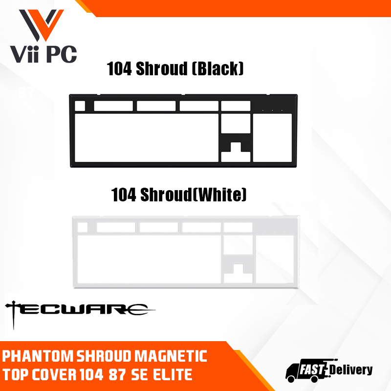 Tecware Phantom Shroud Magnetic Top Cover 104/87/SE/Elite Full/TKL ...