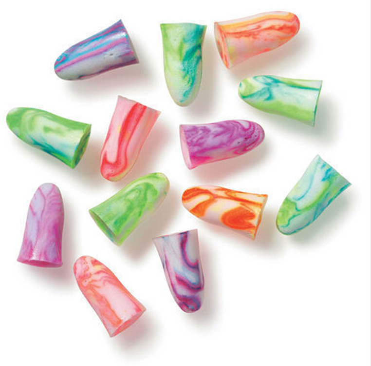 10PCS/5bag Spark Soft Light Foam Ear Plugs Defenders Protectors ...