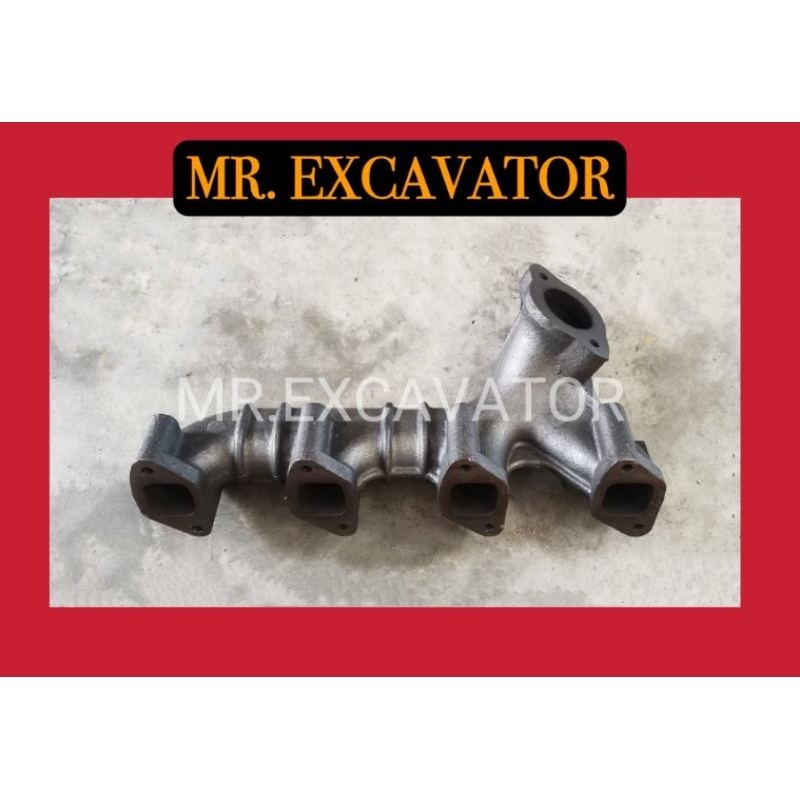 Hitachi Kobelco EX100 SK100 4BD1 Non Turbo Excavator Turbo Exhaust ...
