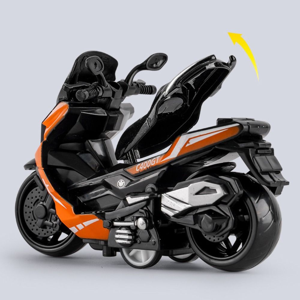 Portable Pull-back Motorcycle Model Miniature Diecast Mini Motorcycle ...