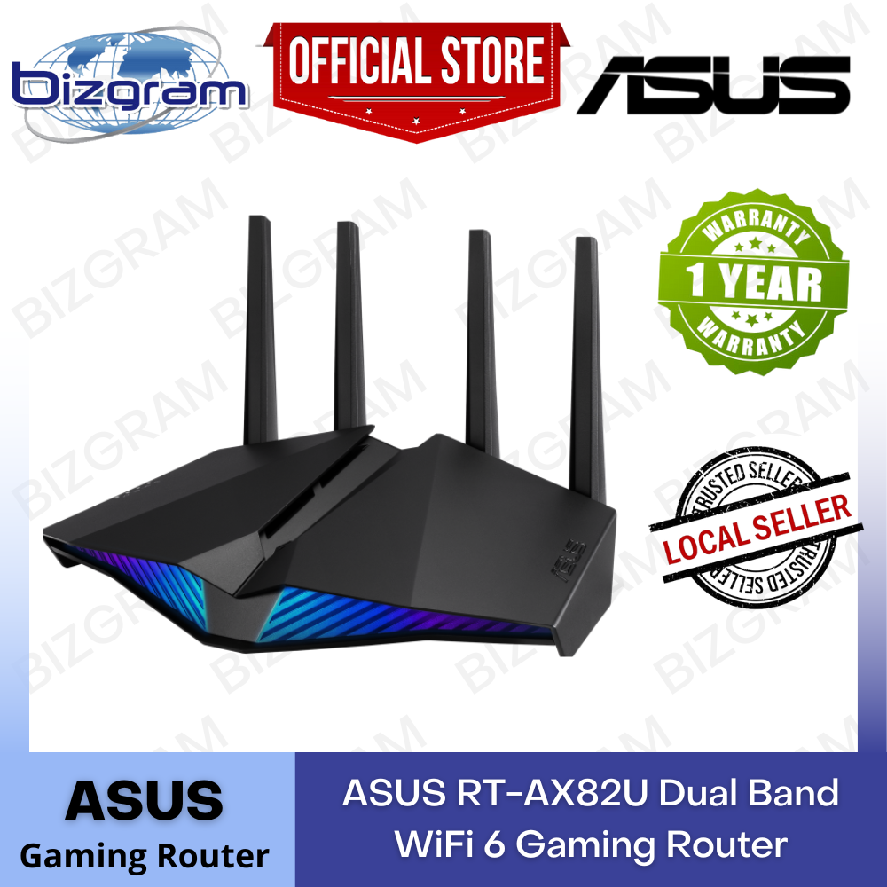ASUS RT-AX82U Dual Band WiFi 6 Gaming Router | Lazada Singapore
