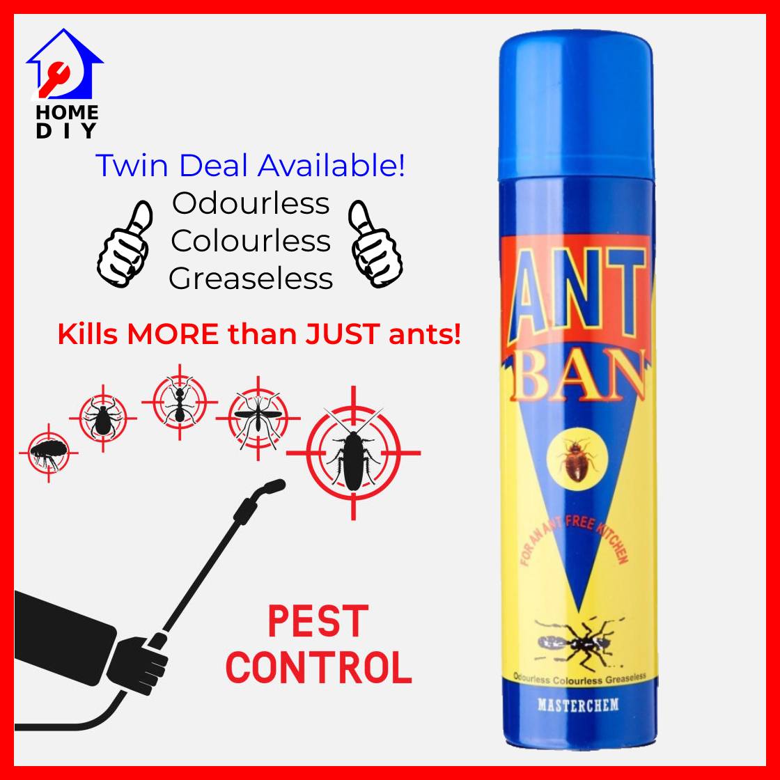 [Bundle Available] ANT BAN 300ml - Odourless and Greaseless Insect ...