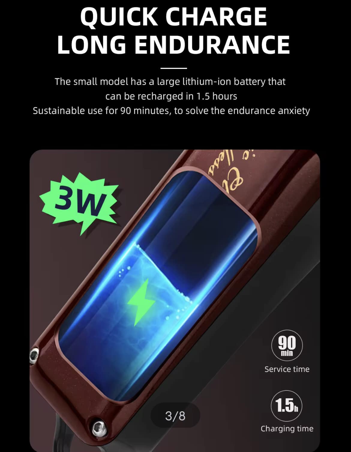 SHINON Beard Trimmer for Men, Electric Razor Hair Trimmer, Cordless ...