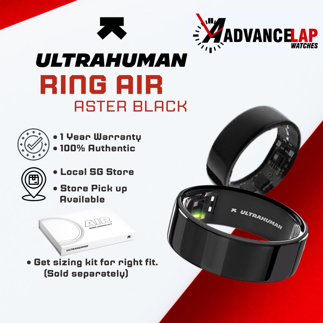 Ultrahuman Ring AIR Aster Black - The World’s Most Comfortable and ...