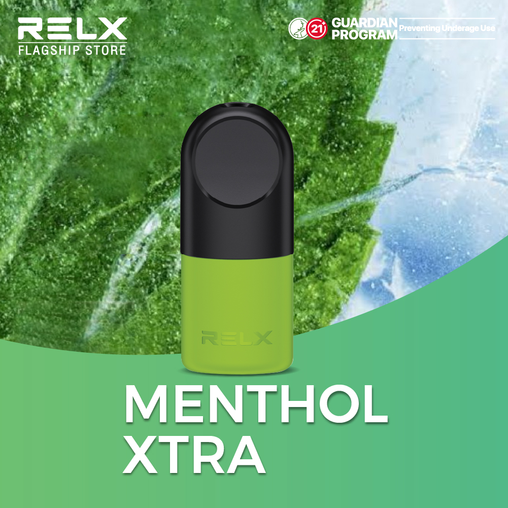 RELX Pod Pro 2 - Pod Pack Menthol Xtra 50mg/g GHW (Vape Juice) Pod Pro ...