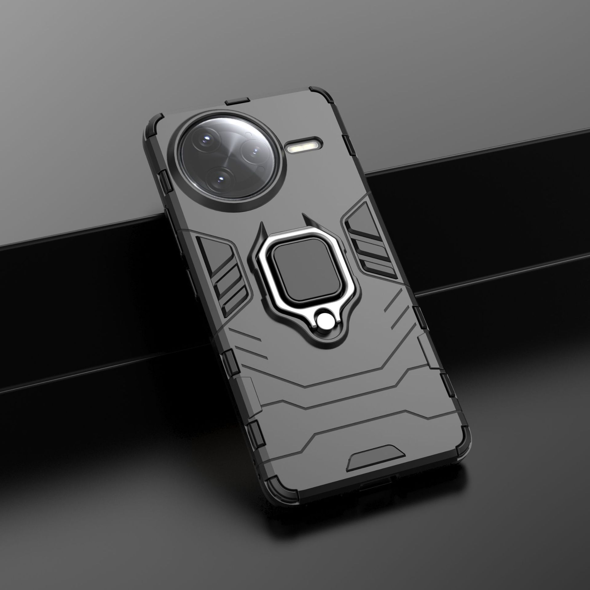 Xiaomi Redmi K80 Pro Shockproof Phone Case with Ring Holder | Daraz.com.bd