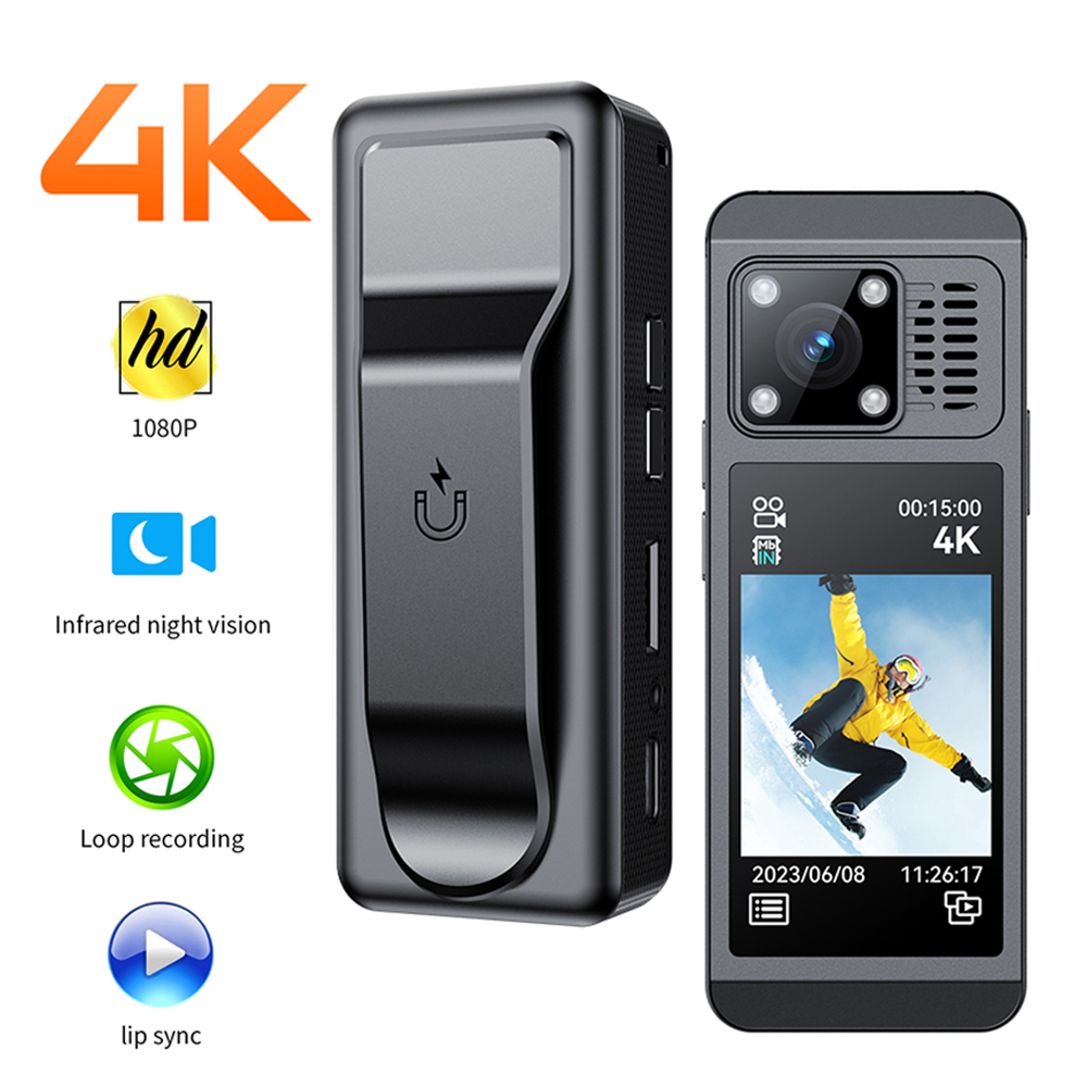 4K Body Camera Ultra Full HD WIFI Professional Waterproof Outdoor Sport ...