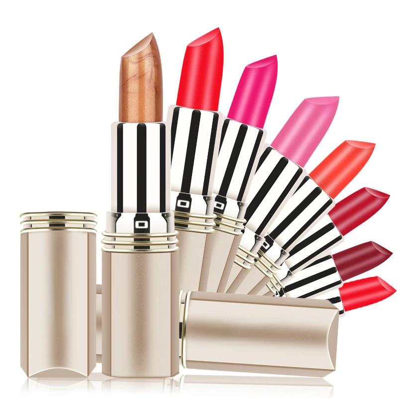 Pink Lipstick Waterproof Long Lasting Red Lipsticks Resistant Rose Lip ...