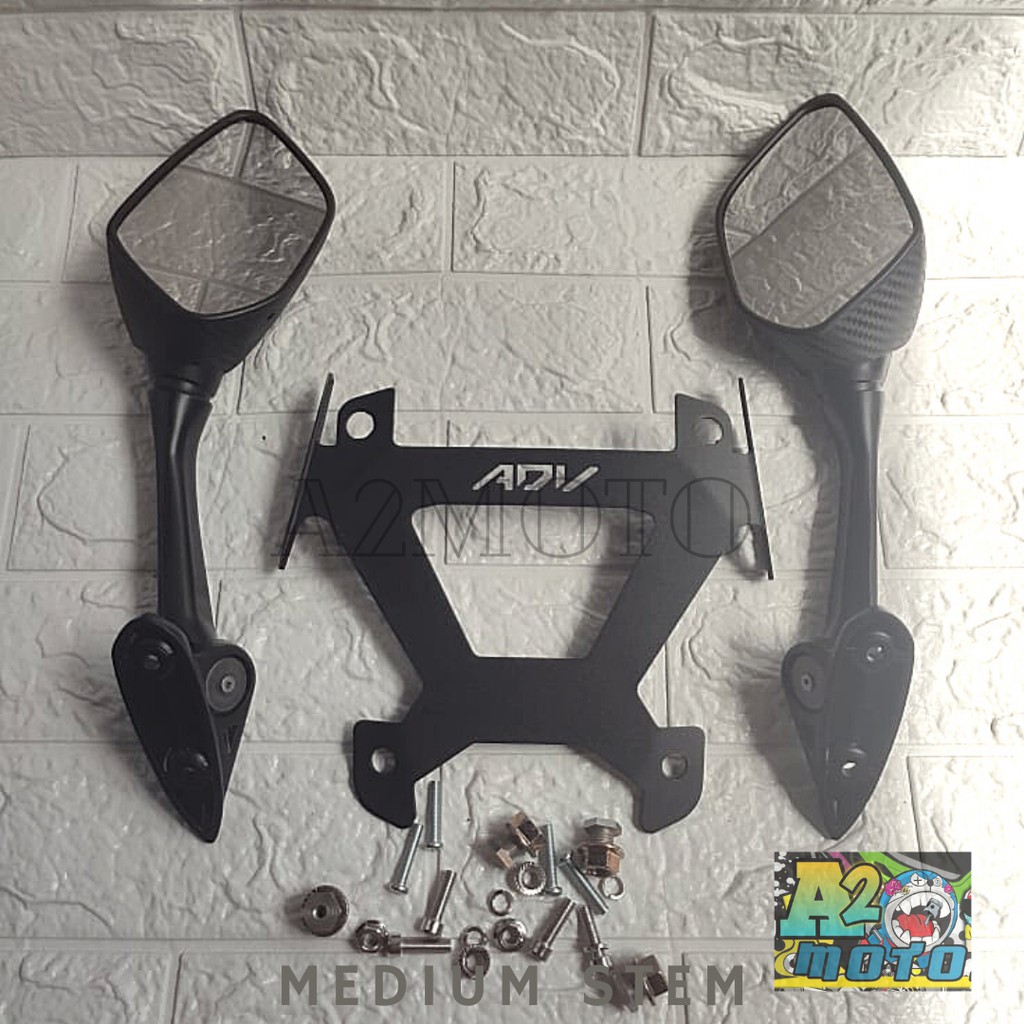 Honda ADV 150 160 Side mirror with Bracket for Visor Windshield ...