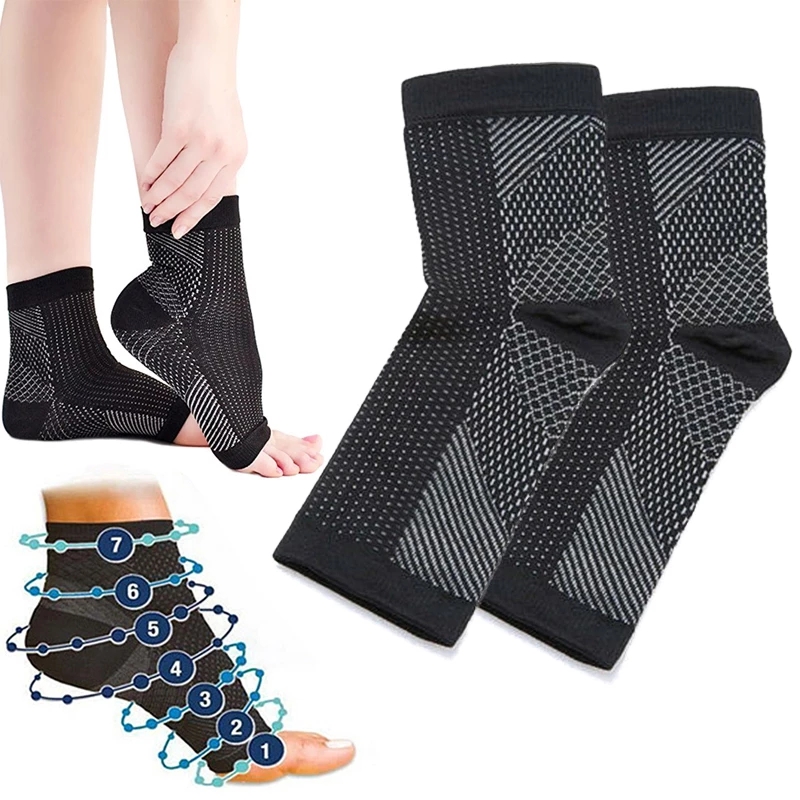 【KuaKe Mall】Foot angel fatigue compression foot sleeve Ankle Support ...