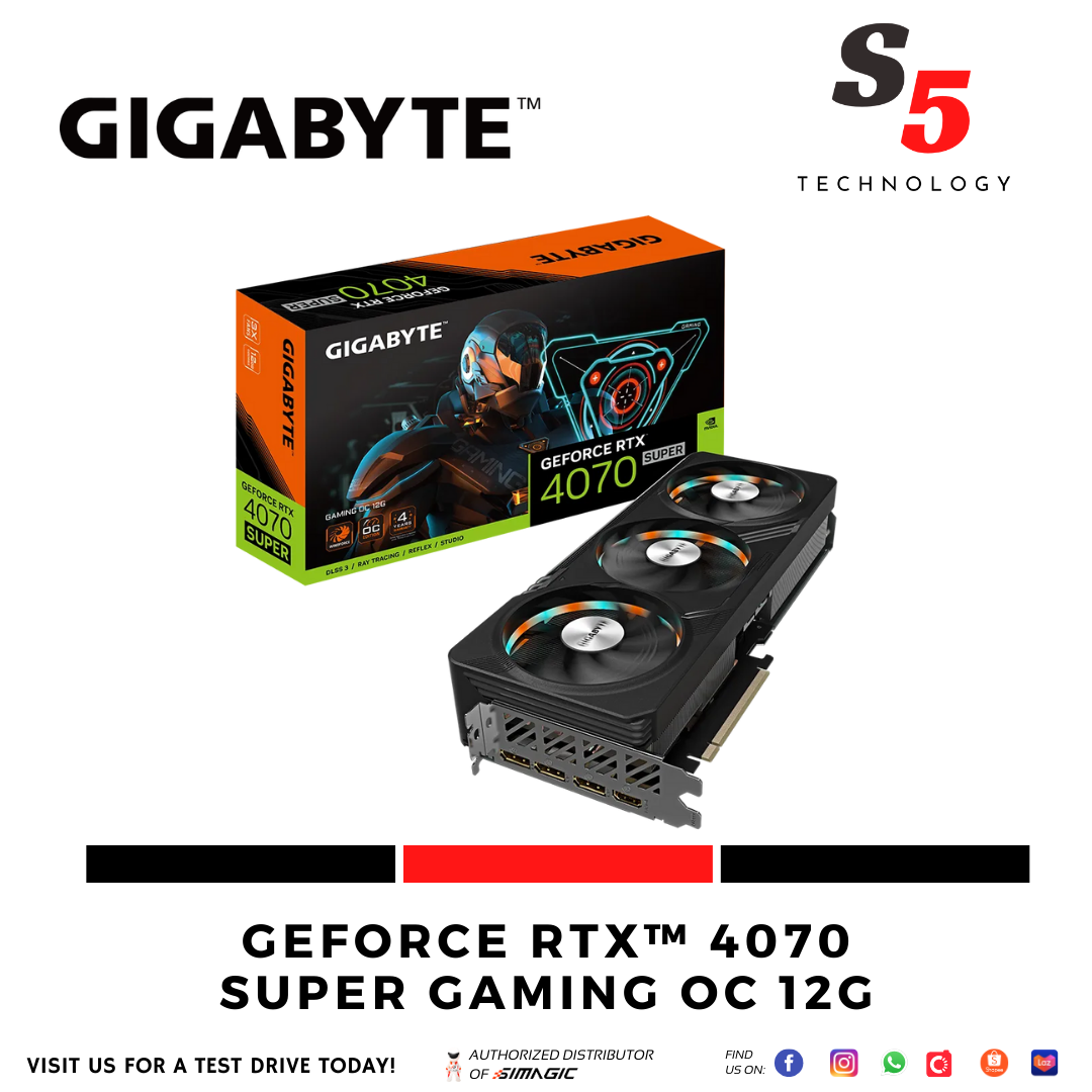 Gigabyte GeForce RTX 4070 SUPER GAMING OC 12G / rtx4070 gpu / rtx4070 ...