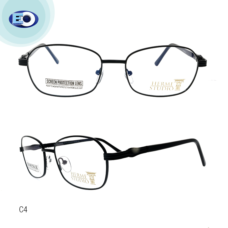 EO Herme Studio HS19502 Non-graded Anti-Radiation Eyeglasses for Men ...