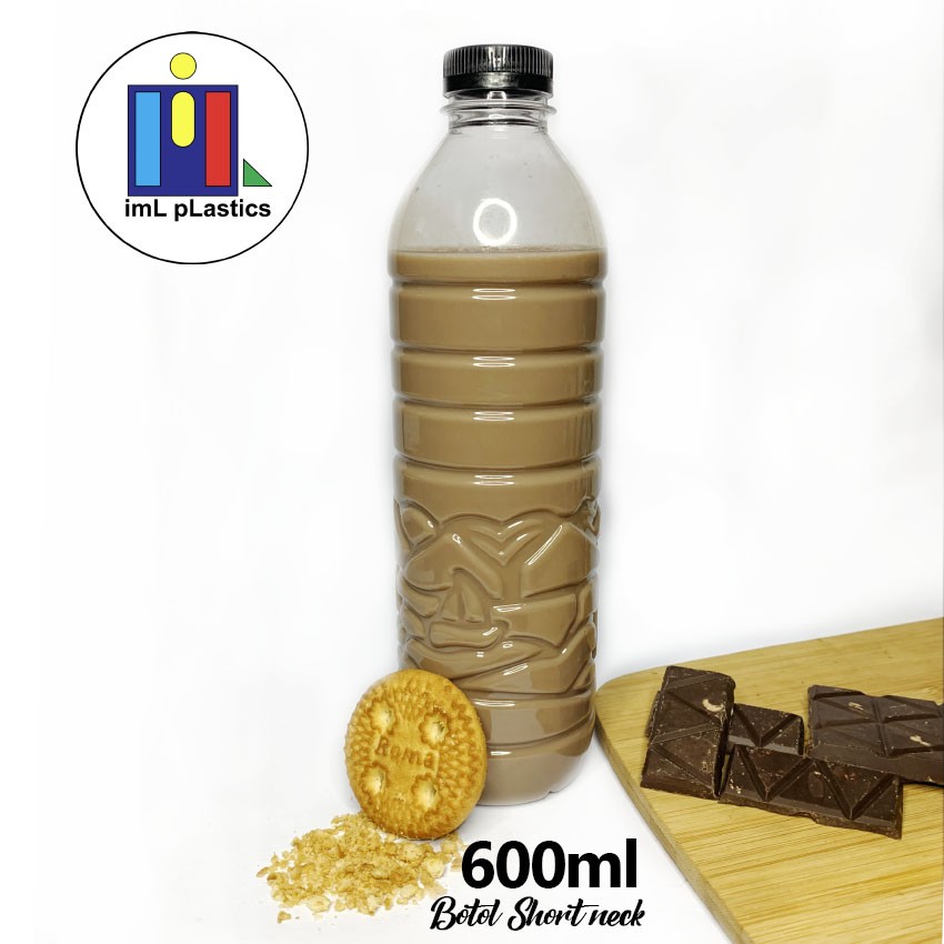BOTOL PLASTIK 600 ml / Botol AQUA / Botol Sinom + Tutup SN - 10 pcs ...