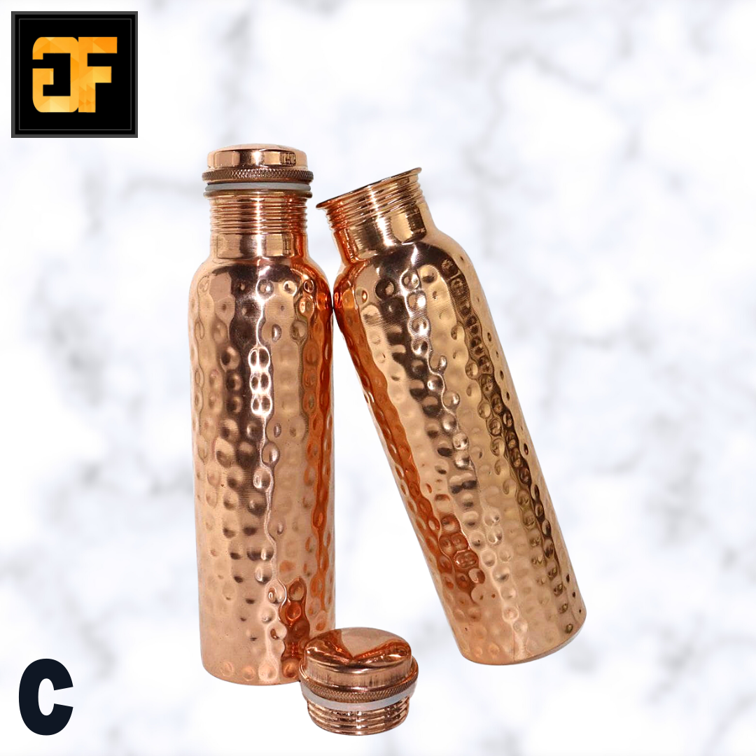 Pure Copper Water Bottle/Copper Flasks 800ml , 850ml & 900ml/GF89 | Lazada