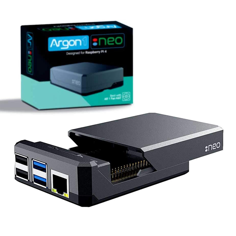 【NEW】 Argon NEO Raspberry Pi 4 Case Aluminum Metal Enclosure Sliding ...