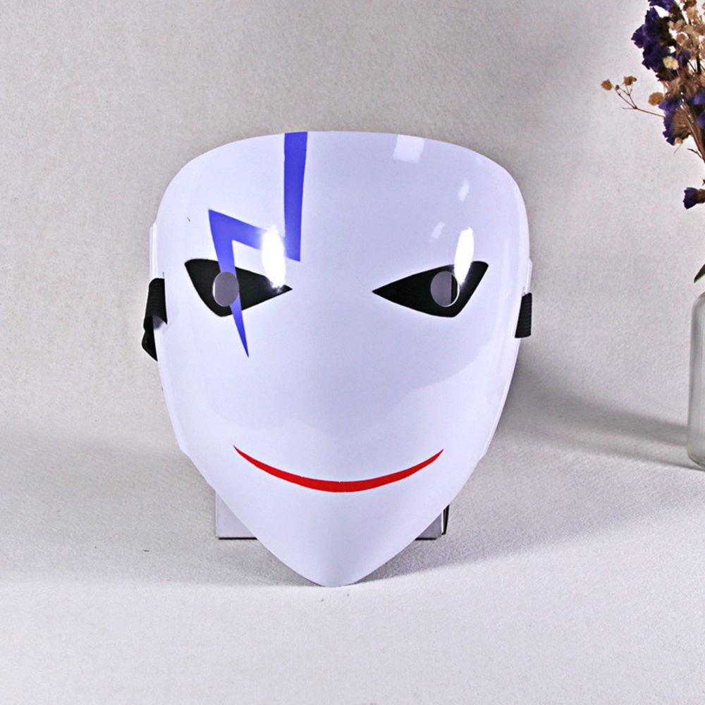 Creative Fashion Halloween Prop Adult White Smile Anime Cartoon Cosplay ...