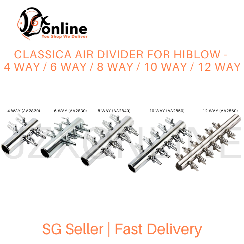 CLASSICA Air Divider for Hiblow - 4 Way / 6 Way / 8 Way / 10 Way / 12 ...