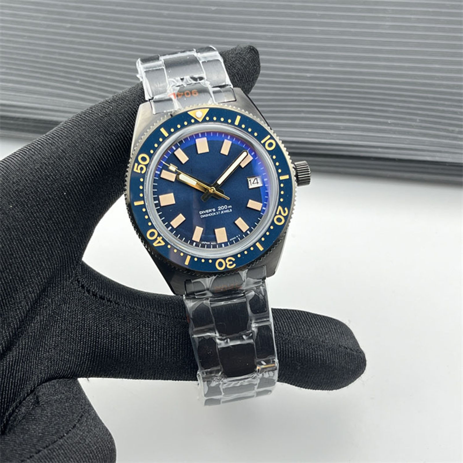 NH35 Mechanical Watch Men's Modified Diving Watch Waterproof Mechanical ...