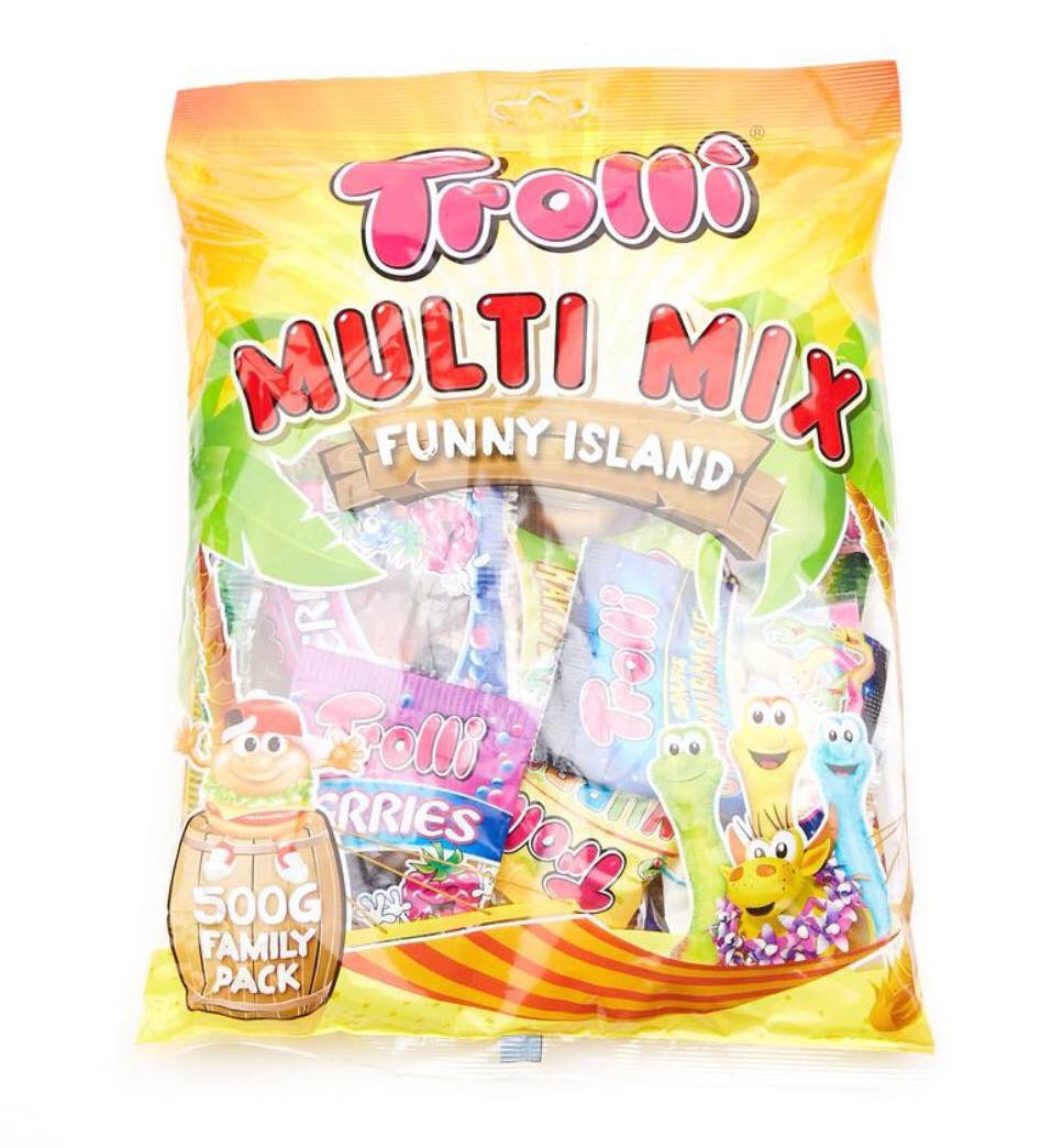 Trolli Multi Mix Funny Island Gummies 500g | Lazada PH