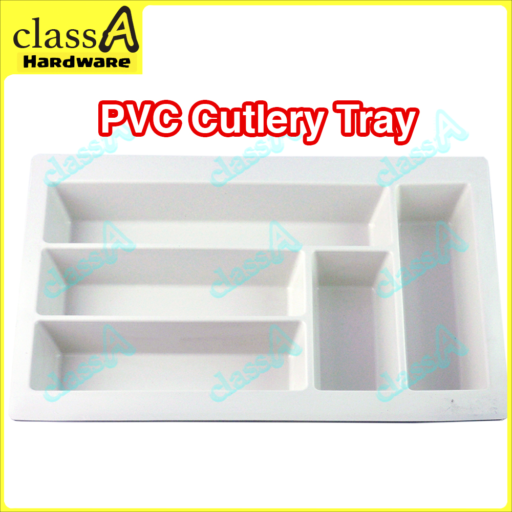 ClassAHW PVC Spoon Fork Chopstick Tray Kitchen Drawer Cutlery Tray Sudu ...
