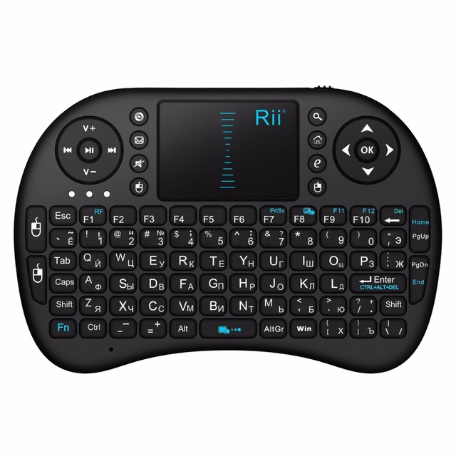 RII I8 Premium 2.4G Computers Russian Qwerty Mini Keyboard Touchpad Air ...